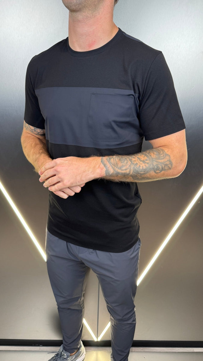 Luxury Vertex Panel T-Shirt - Black – Vincentius
