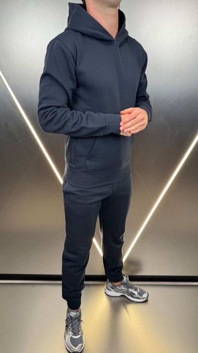 Silicone Badge Every Day Tracksuit - Navy/Black – Vincentius